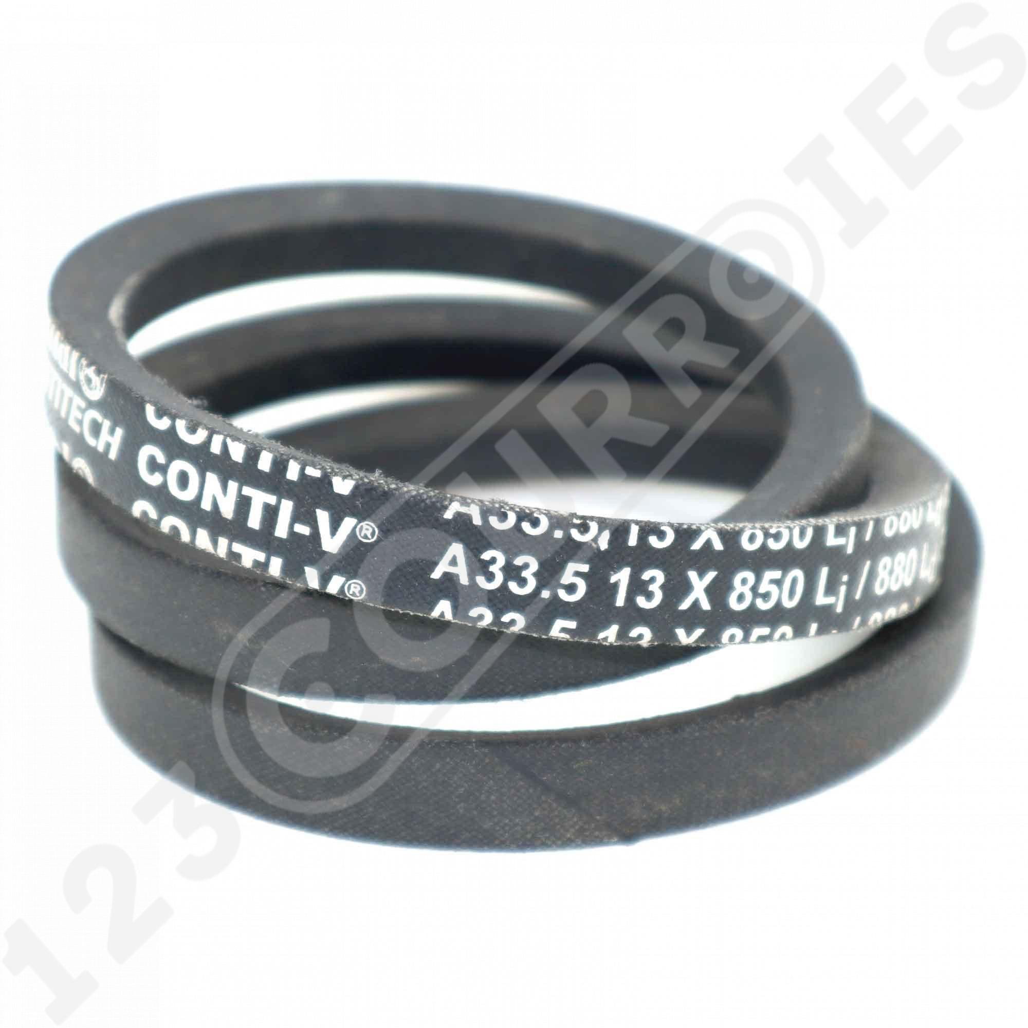 Courroie trapézoidale lisse Contitech Conti V A33.5 13 x 850 Li / 880 ...