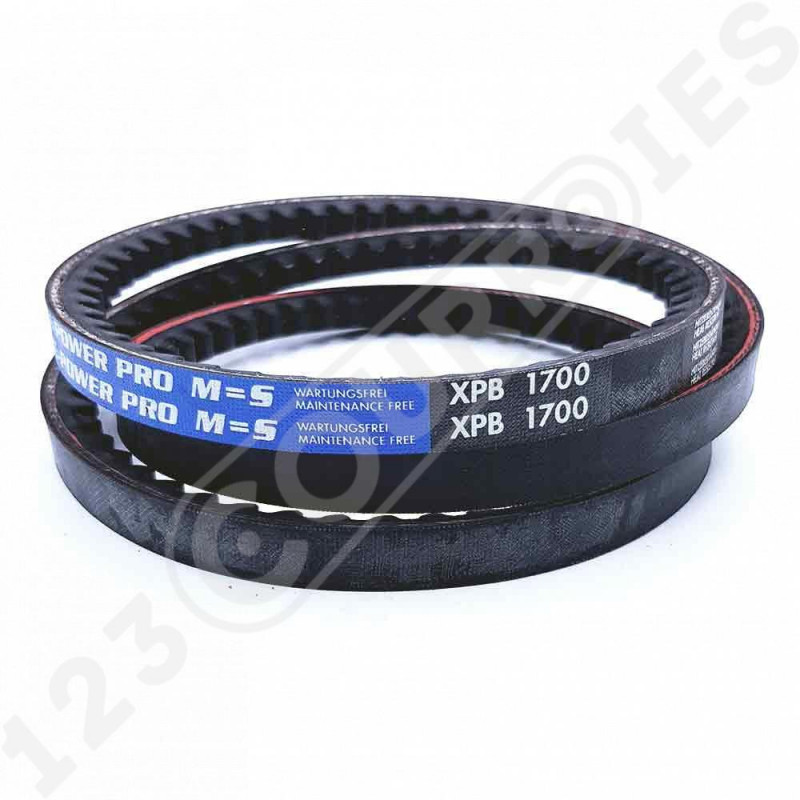 Courroie trapézoidale crantée XPB1700-OPTIBELT - 123Courroies